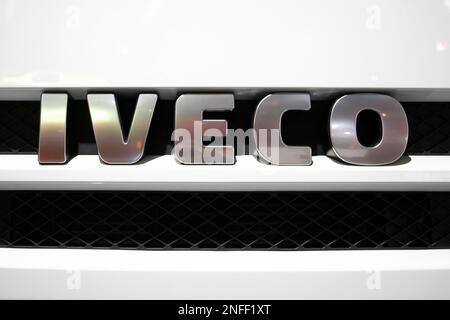 Das Emblem von Iveco fotografiert am Dienstag, 23. September 2008, an ...