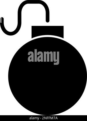 Simple dynamite icon. Explosive. Editable vector Stock Vector Image ...