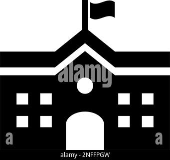 Academy Building Vector Symbol Graphic Icon Set Design Stock Vector ...