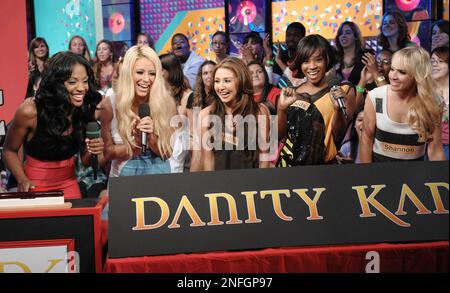 Danity Kane band members, from left Dawn Richard, Andrea Fimbres ...
