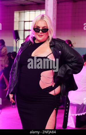 Felicity Hayward attends the Fashion East show at The Truman Brewery ...