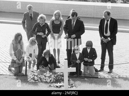 Ethel Kennedy, widow of Sen. Robert F. Kennedy, is shown following the ...