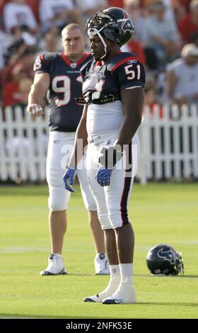 Houston Texans linebacker Chaun Thompson (51) during a NFL football ...