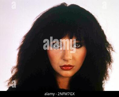 Kate Bush British female singer songwriter performing her song Hammer ...