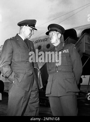 Maj. Gen. William H. Tunner, commander of the U.S. Air Force in the ...