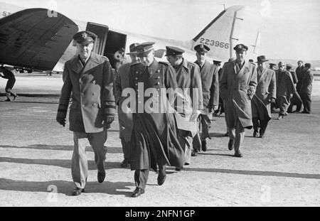 Maj. Gen. William H. Tunner, commander of the U.S. Air Force in the ...