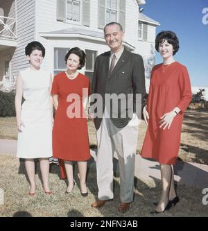 Lynda Johnson,Lady Bird Johnson, and Luci Johnson at the Democratic ...