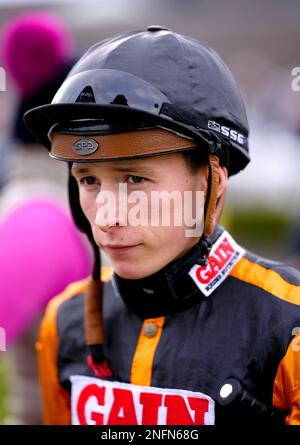 Jockey Jason Watson at Lingfield Park Racecourse, Surrey. Picture date ...
