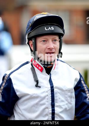 Jockey William Carson at Lingfield Park Racecourse, Surrey. Picture ...