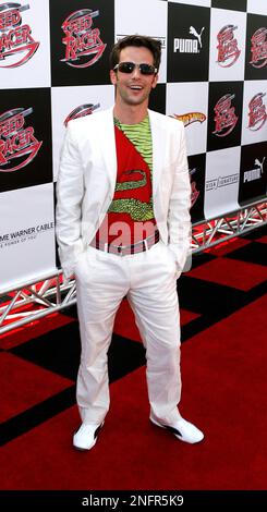 Actor Christian Oliver arrives at the premiere of 'Speed Racer' during ...