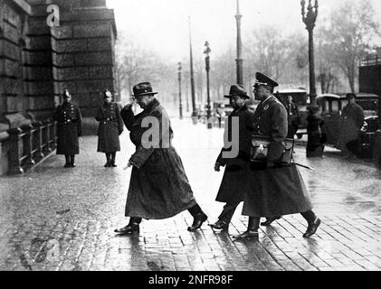 Hermann Goering during the Reichstag fire trial in Berlin, 1933 Stock ...