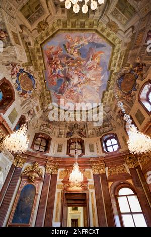 Belvedere Museum. Vienna Austria. Marmorsaal (Marble Hall Stock Photo ...