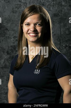 Paralympic swimmer Erin Popovich poses for a portrait during the USOC ...