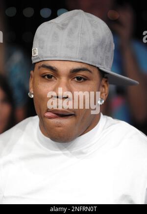 Rapper Nelly makes an appearance at MTV Studio's in Times Square for ...