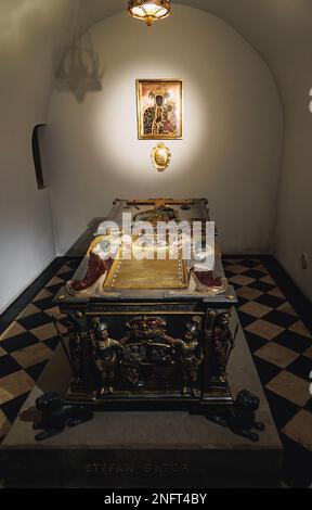 Crypt of king Stephen Bathory in Cathedral of Wawel Royal Castle in ...