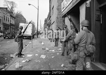 Street in Pittsburgh's 'Hill' district. The African American section ...