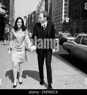 Joan Baez and husband David Harris, anti-war demonstration, Central ...