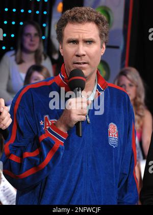 Will Ferrell makes an appearance at MTV's TRL studios in New York, NY ...