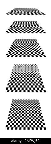 Perspective Grid view angle, background white floor tile grid Stock ...