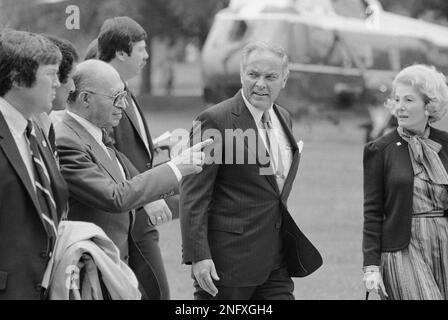 Ronald Reagan and Menachem Begin Stock Photo - Alamy