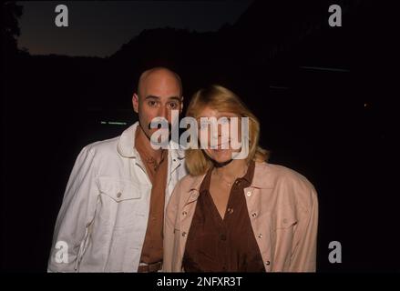 Bob Kulick and Stella Stevens Credit: Ralph Dominguez/MediaPunch Stock ...
