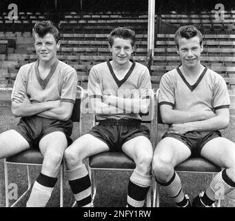 Wolverhampton Wanderers footballer Peter Knowles waves to the Wolves ...