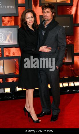 Angelina Jolie and Brad Pitt 13th Annual Critics' Choice Awards at ...