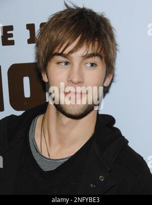 Actor Chace Crawford from the television show "Gossip Girl", makes an ...