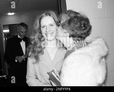Norwegian actress Liv Ullman with daughter Linn Ullman in Windsor in ...