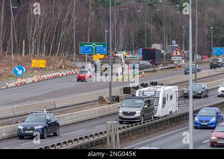 February 2023. M25 junction 10/A3 Wisley Interchange improvements are ...