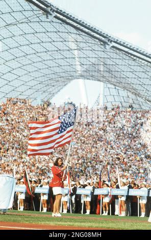 Opening of the 1972 Summer Olympics in Munich Stock Photo - Alamy
