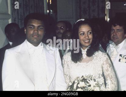 Muhammad Ali's third wife Veronica Porsche. 15th September 1978 Stock ...