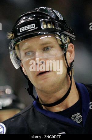 Tampa Bay Lightning's Chris Gratton returns to the bench as the Boston ...