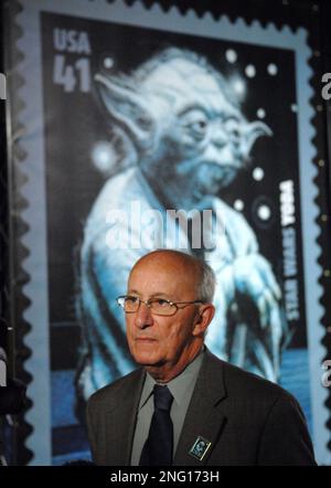 USPS Designer and Manager of Stamp Developement Terrence McCaffrey at ...