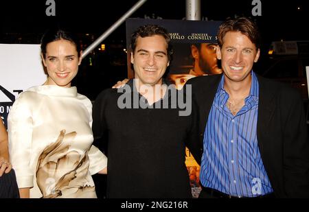 From left, actors Jennifer Connelly and Joaquin Phoenix attend the New ...