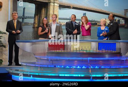 Contestant Megan Sippey and actor Neil Patrick Harris make an ...