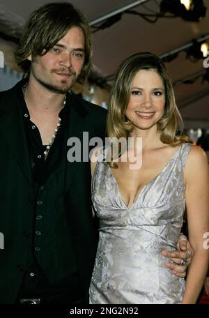Mira Sorvino and Christopher Backus at the Reservation Road Los Angeles ...