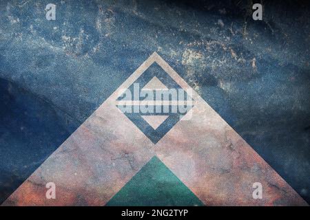Top view of Proposed Taiwan the Formosa flag , Taiwan. People's ...