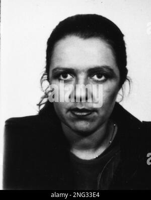 Undated portrait of West German terrorist Helmut Pohl. Pohl is a member ...