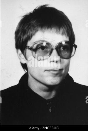 Undated portrait of West German terrorist Helmut Pohl. Pohl is a member ...