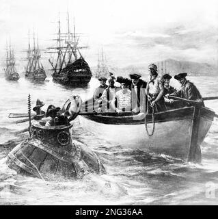 David Bushnell, American Turtle Submarine, 1775 Stock Photo - Alamy