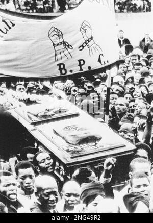 Anti-apartheid activist Stephen Biko is seen in this undated image. (AP ...