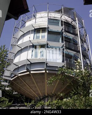 The rotating solar house in Freiburg, Germany Stock Photo - Alamy