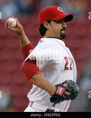 Cincinnati Reds pitcher Eric Milton throws against the San Diego Padres ...