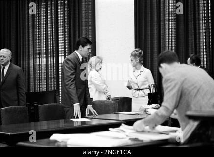 Candace Mossler and her nephew, Melvin Lane Powers, Dec. 2, 1967, after ...