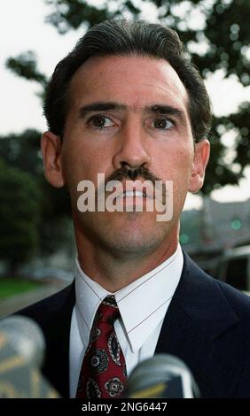 Los Angeles police officer Theodore Briseno arrives at the federal ...