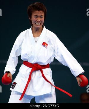Womens Under 48kg gold medal winner England's Hannah Niven on the ...