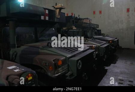 M997A3 Tactical Humvee Ambulances belonging to the 41st Field Artillery ...