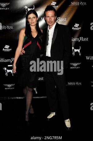 Scott Weiland with wife Mary on the red carpet for the Las Vegas Red ...