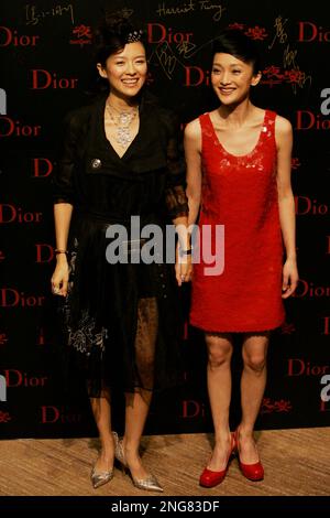 Chinese actress Zhou Xun, right, and her American actor husband Archie ...